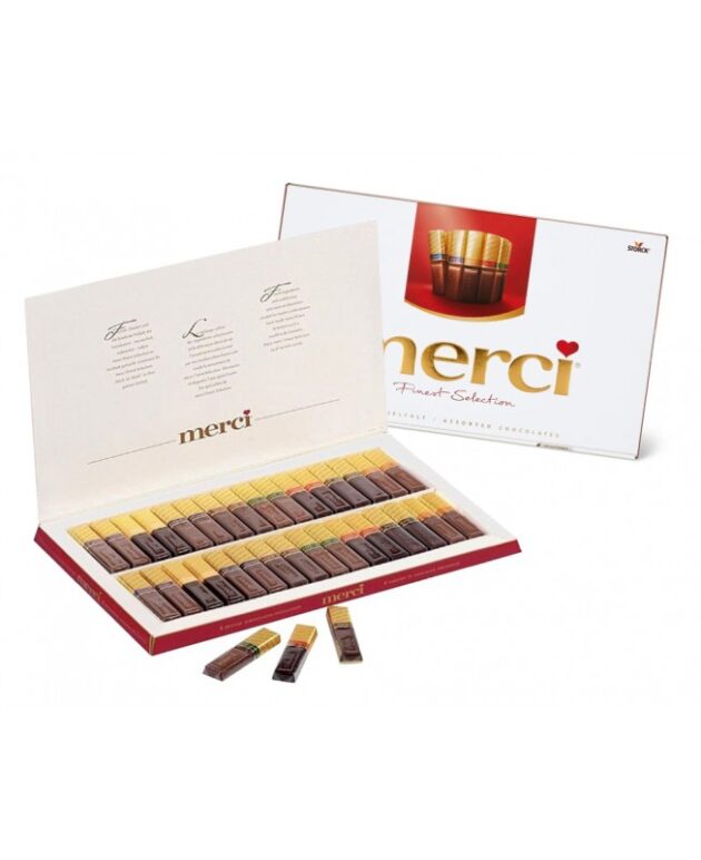 Merci Finest Selection European Chocolate Assorted (Red) – 400g