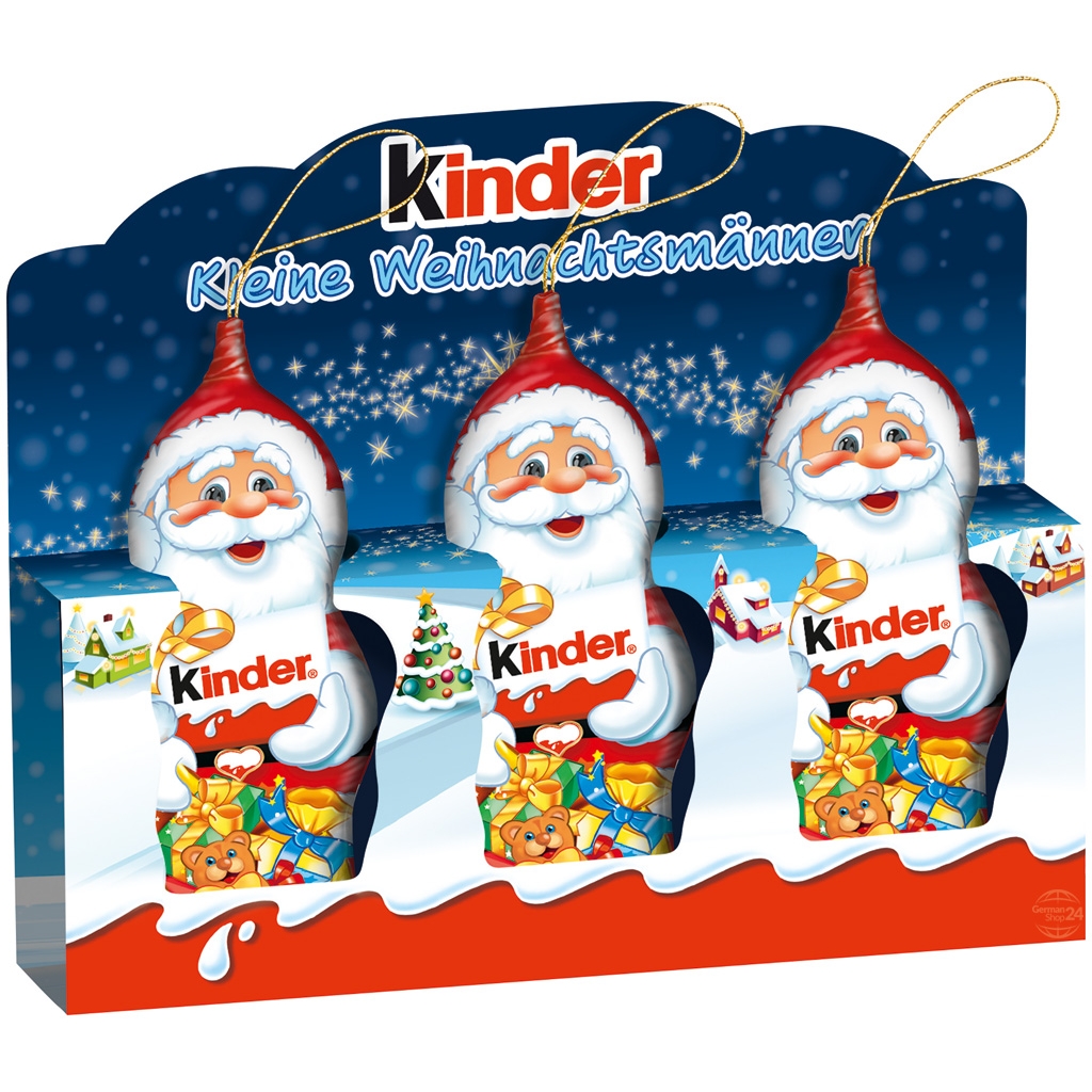 Kinder – Small Santa Claus Chocolate Pendant – 45g